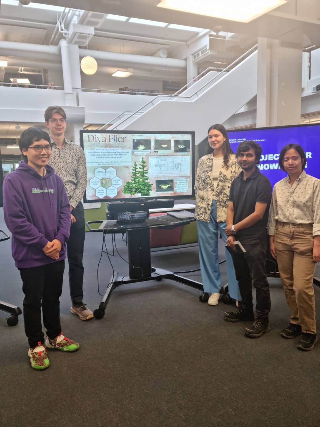 Congratulations to Jishan and his team for winning the traditional project work presentations as ...