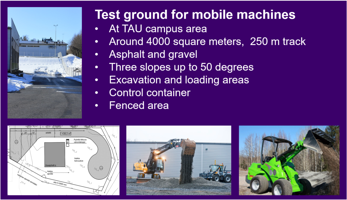 Test ground for mobile machines | IHA - Innovative Hydraulics and ...