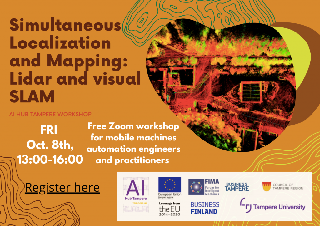 Lidar and visual SLAM workshop 8/10/2021 | AI Hub Tampere | Tampere ...