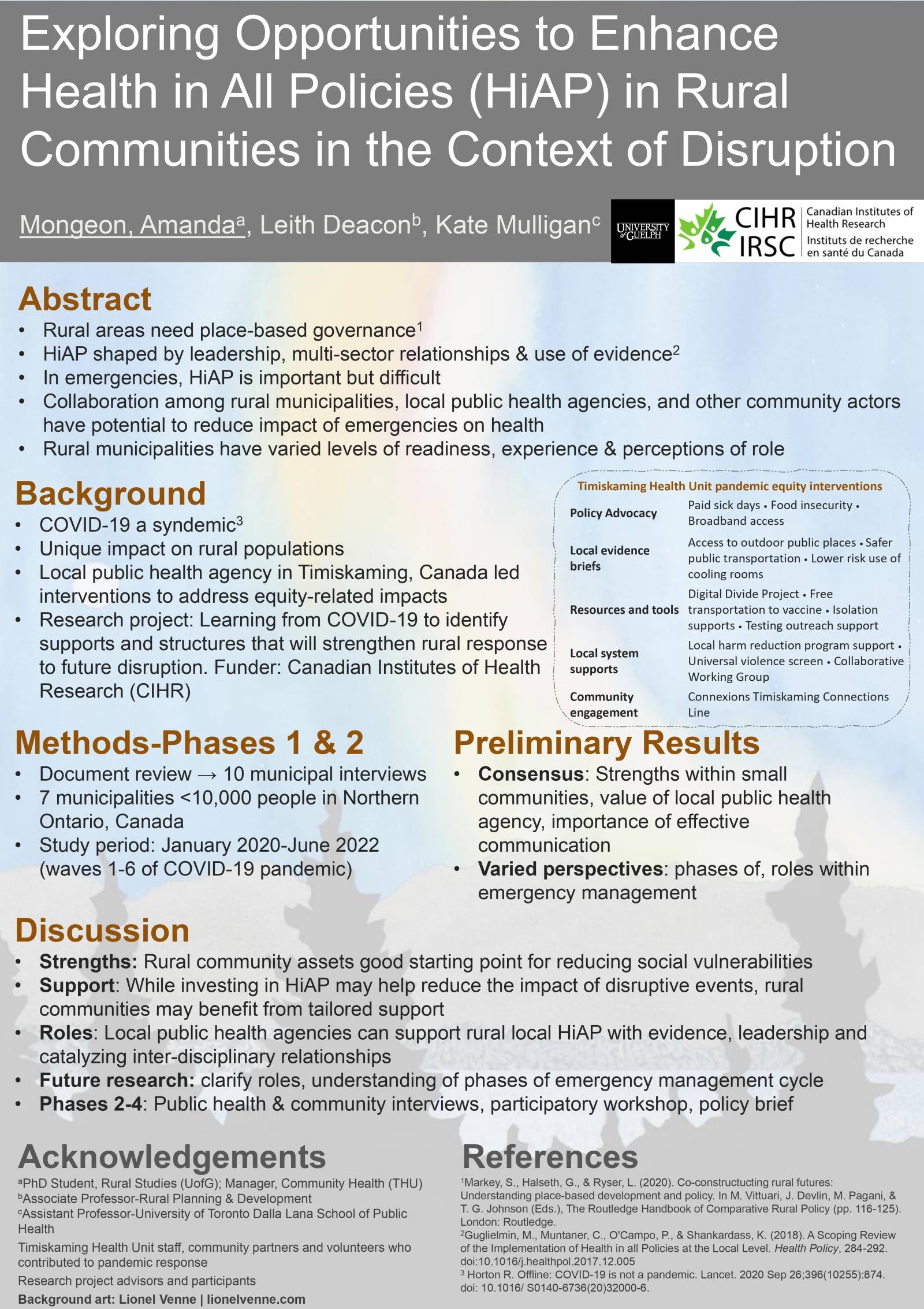 Seminar Posters | WHO Collaborating Centre on Health in All Policies ...